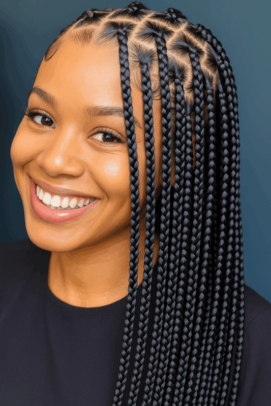 29 PHOTOS Knotless Styles With a Bold Touch (0) – Fashion ideas